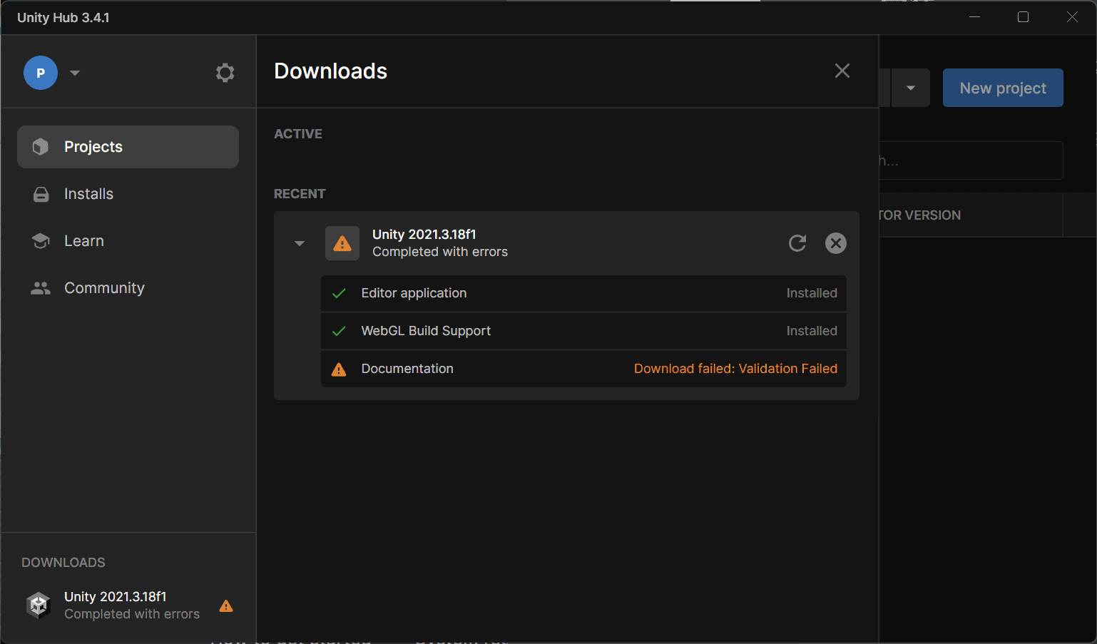 Unity记录1.1-入门-下载与创建项目 - 无镣之涯